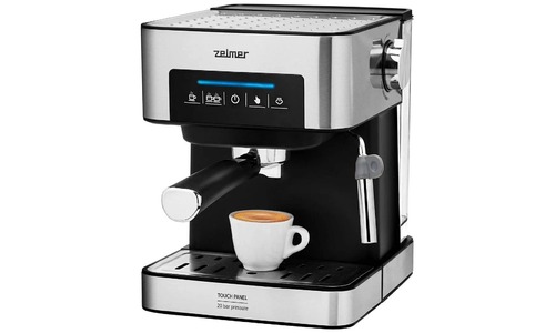 Купить Кофеварка рожковая Zelmer Expresso ZCM7255 (Цвет: Inox/Black ...