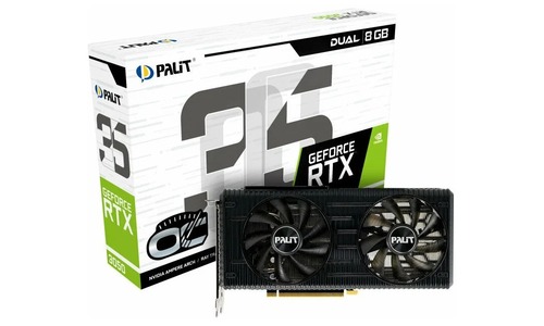 Видеокарта Palit GeForce RTX 3050 Dual 8G (NE63050018P1-1070D) - купить ...