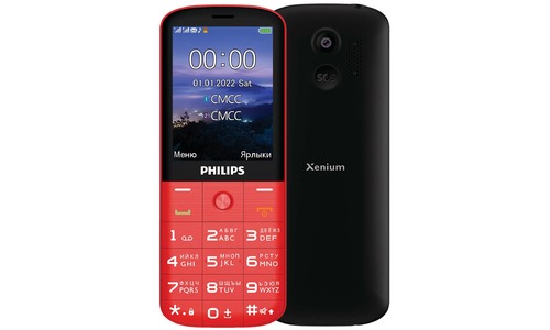 Купить Мобильный телефон Philips Xenium E227 (Цвет: Red) 867000184494 в СПб недорого | Выгодные ...